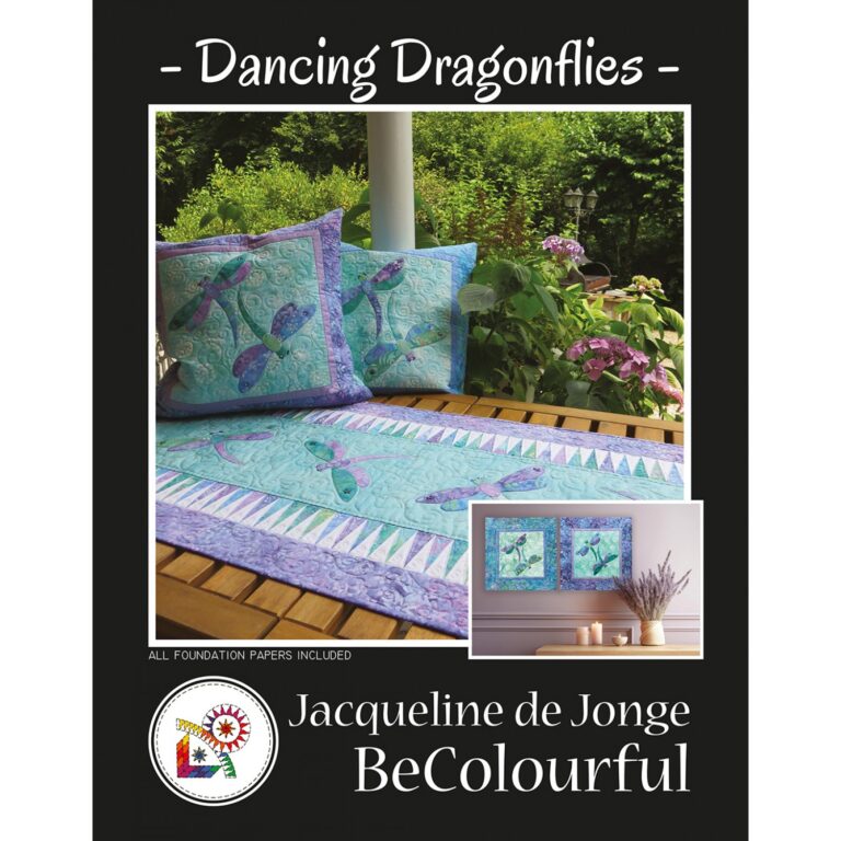 Dancing Dragonflies – Foundation Paper Piecing Pattern – Be Colourful ...