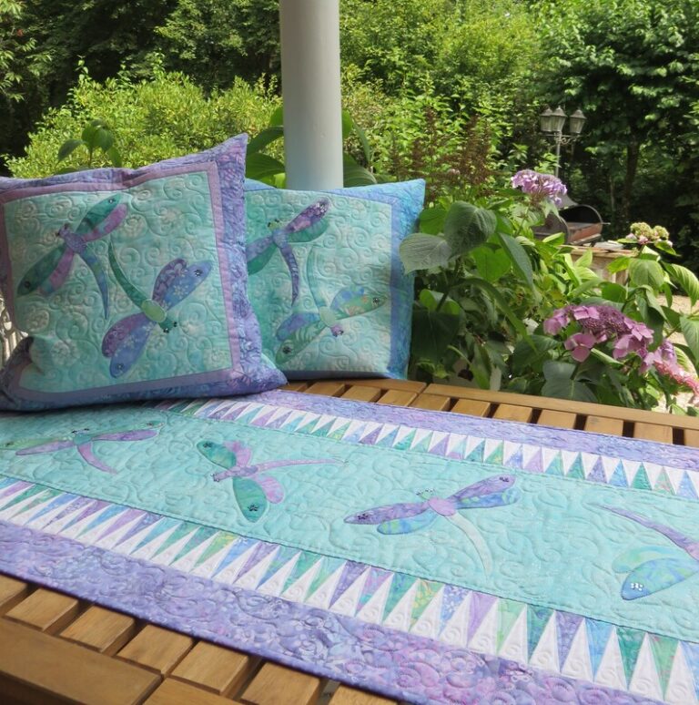 Dancing Dragonflies – Foundation Paper Piecing Pattern – Be Colourful ...