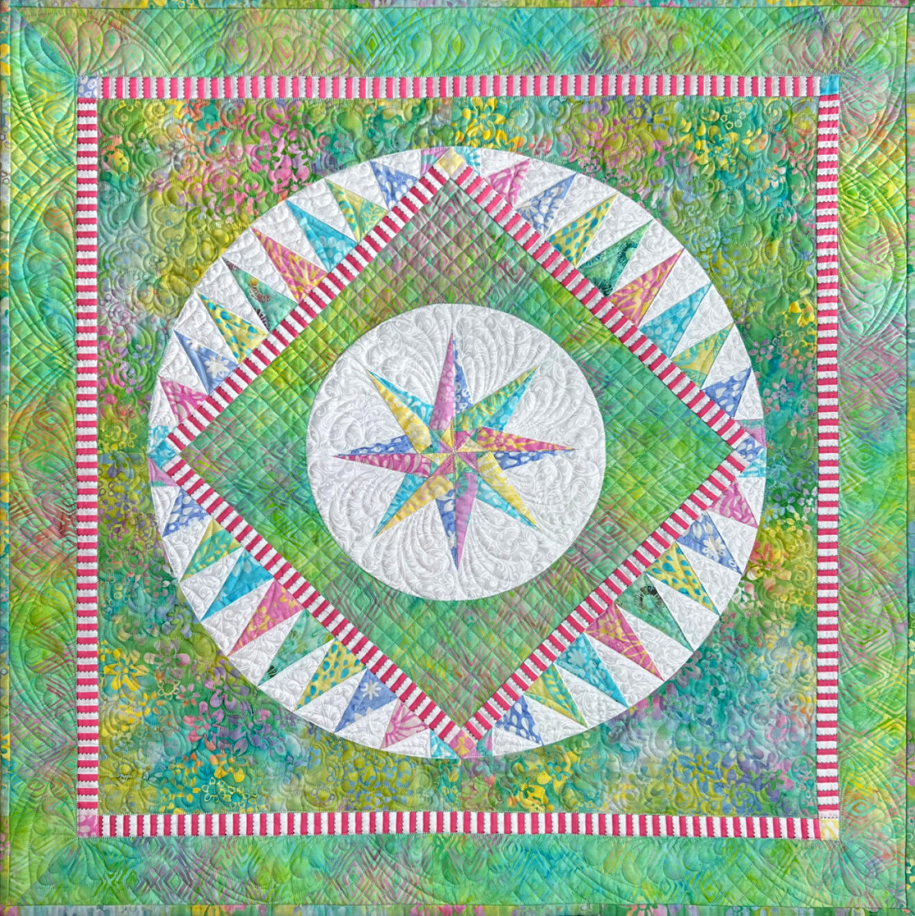 Romantic Rose – Foundation Quilt Kit – Be Colourful – Jacqueline de ...