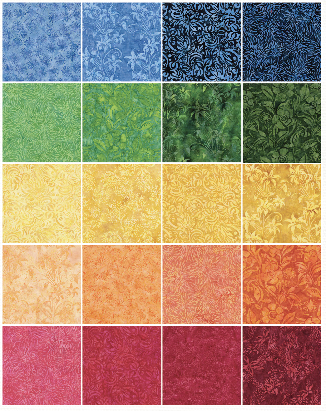 Island Batik – IB 2.5″ Strip Pack SP – Colorburst – CREEKSIDE QUILTS