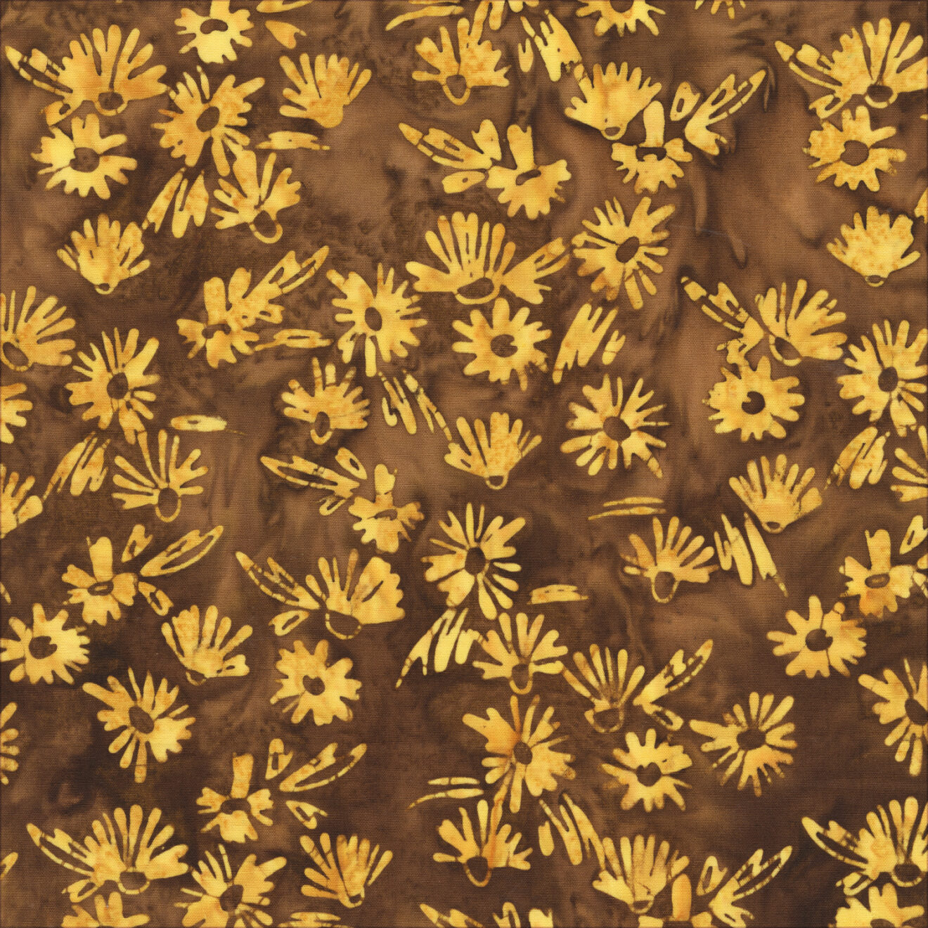 Anthology – 2890Q-X Brown Black-Eyed Susan – Hazel – Batik Fabric ...