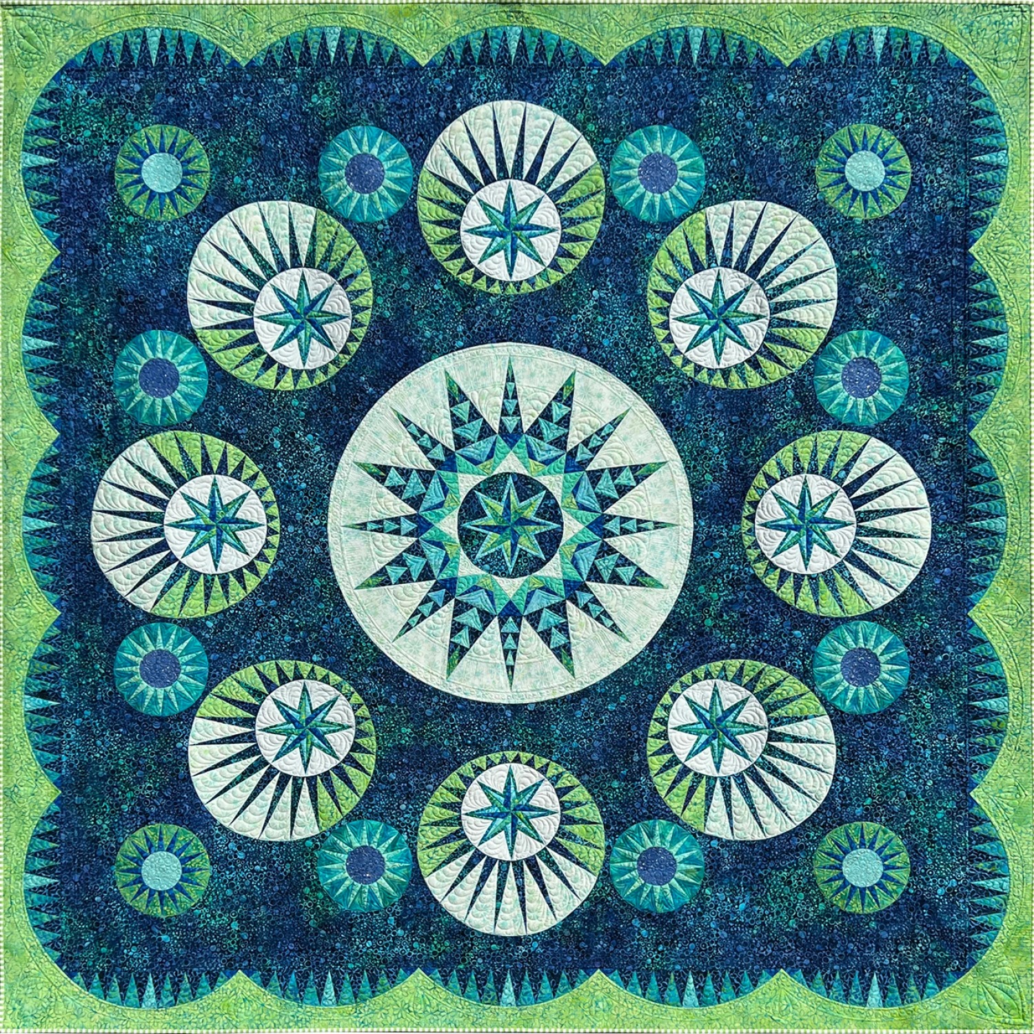 DEPOSIT: Illusions – FPP Quilt Kit – Be Colourful – Jacqueline de Jonge ...