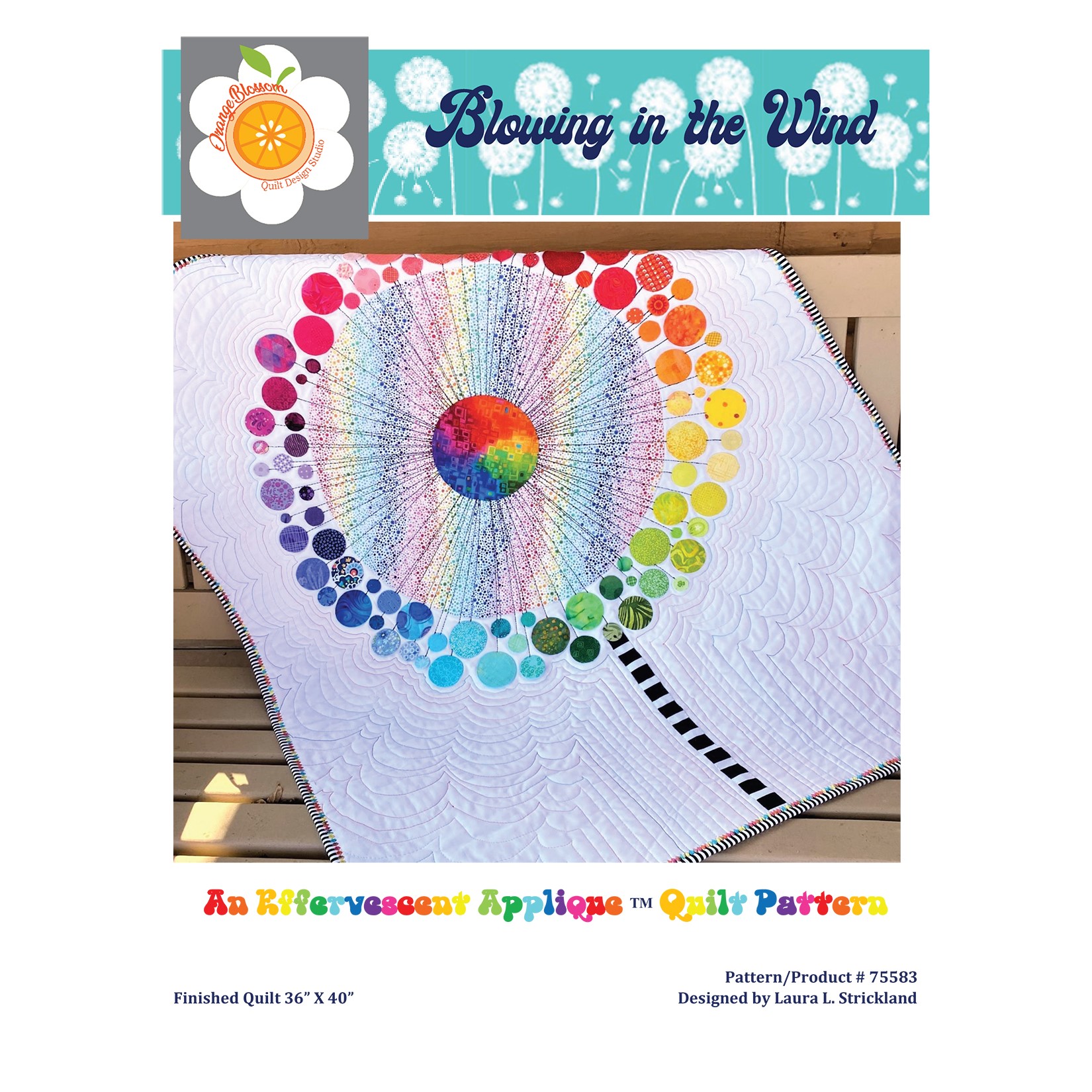 Blowing in the Wind Quilt Pattern – Orange Blossom Quilts – Laura ...