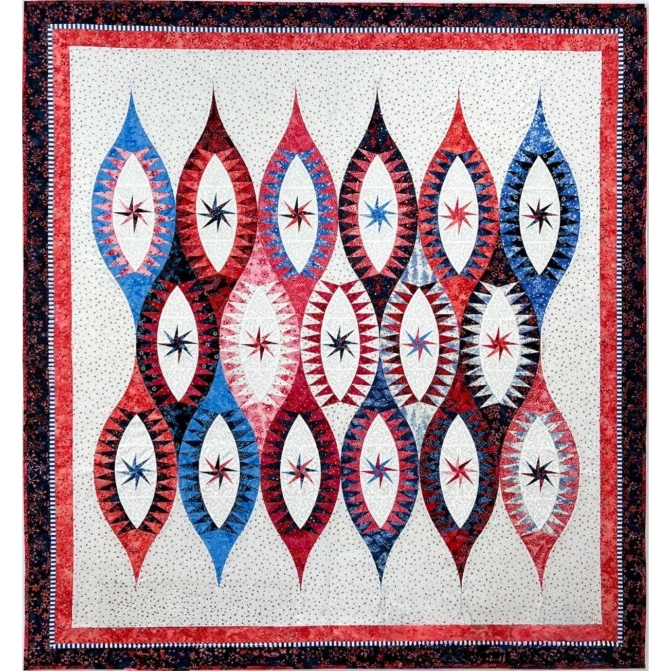 Winter Whisper – FPP Pattern – BeColourful – Jacqueline de Jonge – CREEKSIDE QUILTS