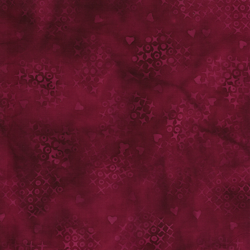 PREORDER: Island Batik – IB 522503390 – Red Burgundy Cross Stitch ...