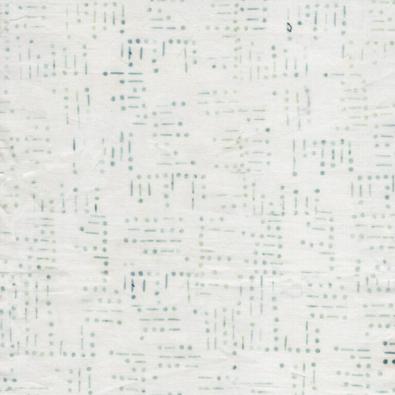 PREORDER: Island Batik – IB 522505700 – White Morse Code Words ...