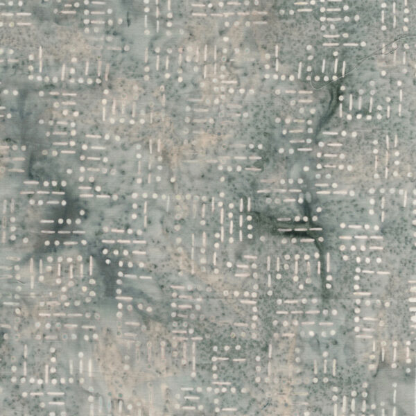 PREORDER: Island Batik – IB 522505710 – Grey Drizzle Morse Code Words ...