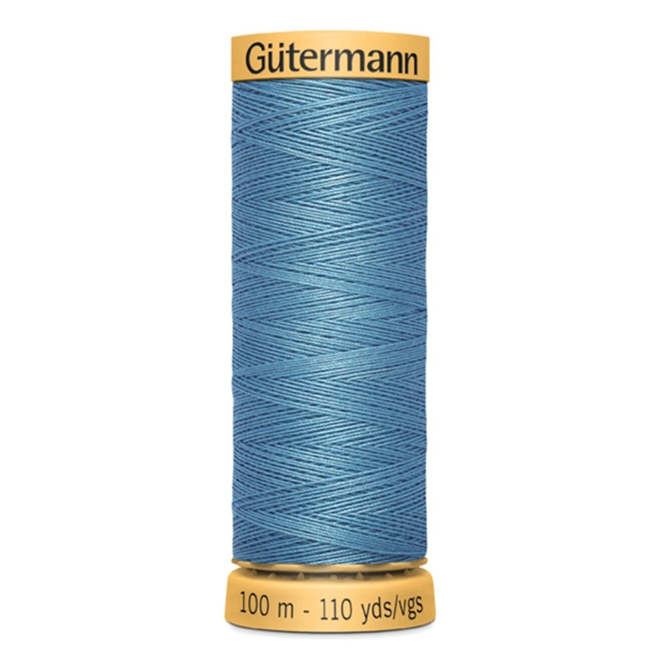 Gütermann – 7460 Rocket Blue – Natural Cotton 50wt Solid Thread 100m/109yds – CREEKSIDE QUILTS